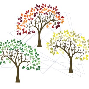 Tree SVG, Tree Sticker, Tree Clipart, Tree Vinyl Decal, Svg Files for ...