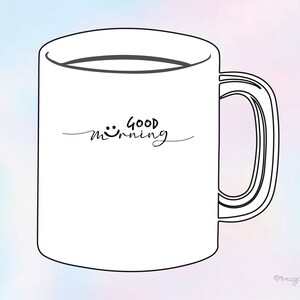 Good Morning SVG DXF Vector. Good Morning Cricut Explore. Good Morning ...
