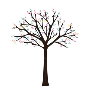 Tree SVG, Tree Sticker, Tree Clipart, Tree Vinyl Decal, Svg Files for ...