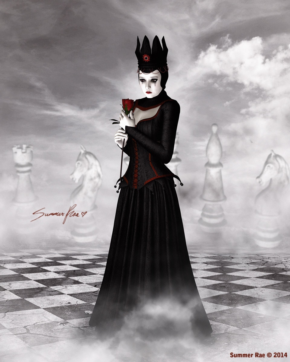 Chess Art, Surreal Art, Black and White, Fantasy Art, Chess Pieces ...