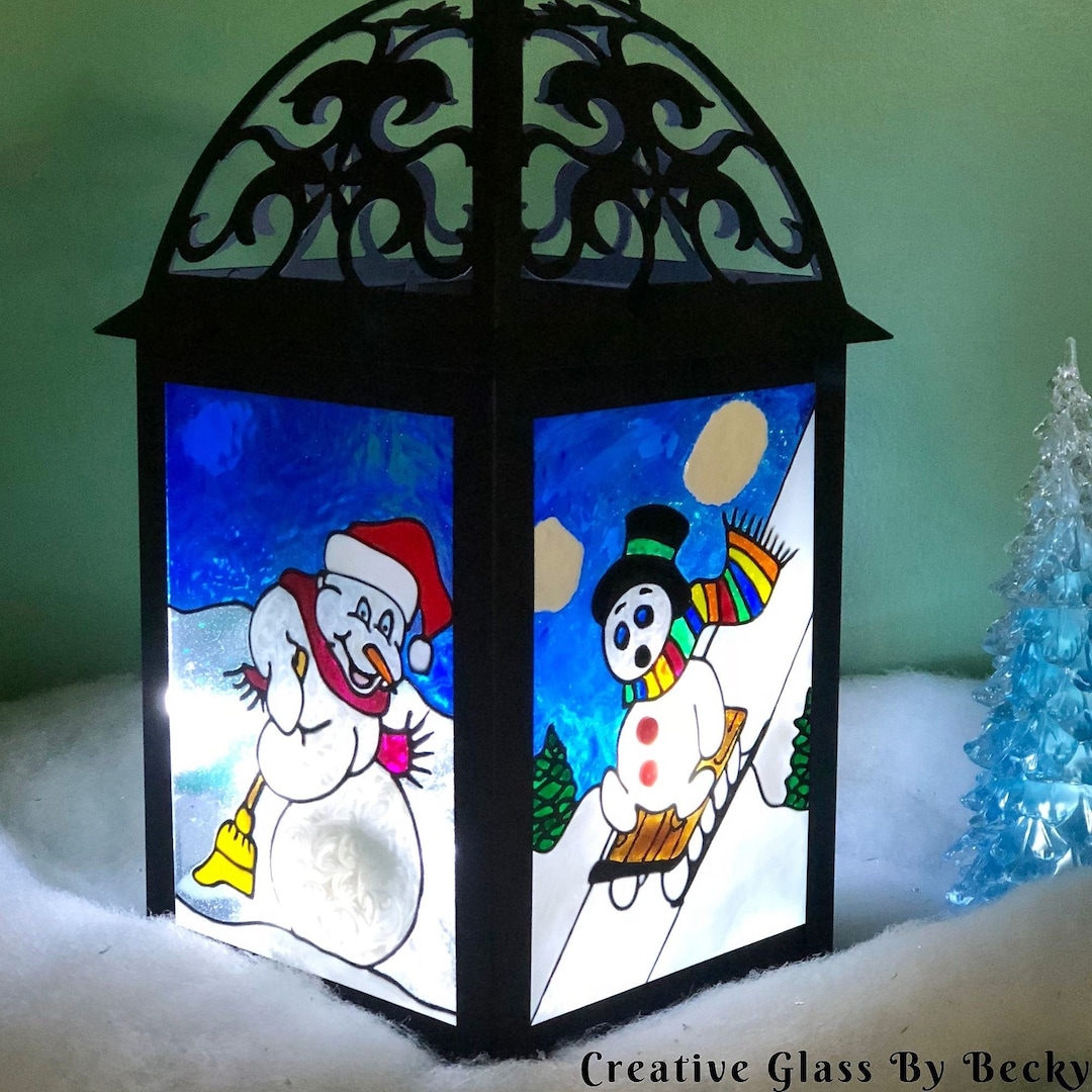 Snowman Centerpieces, Winter Wonderland Decorations, Hand Painted ...