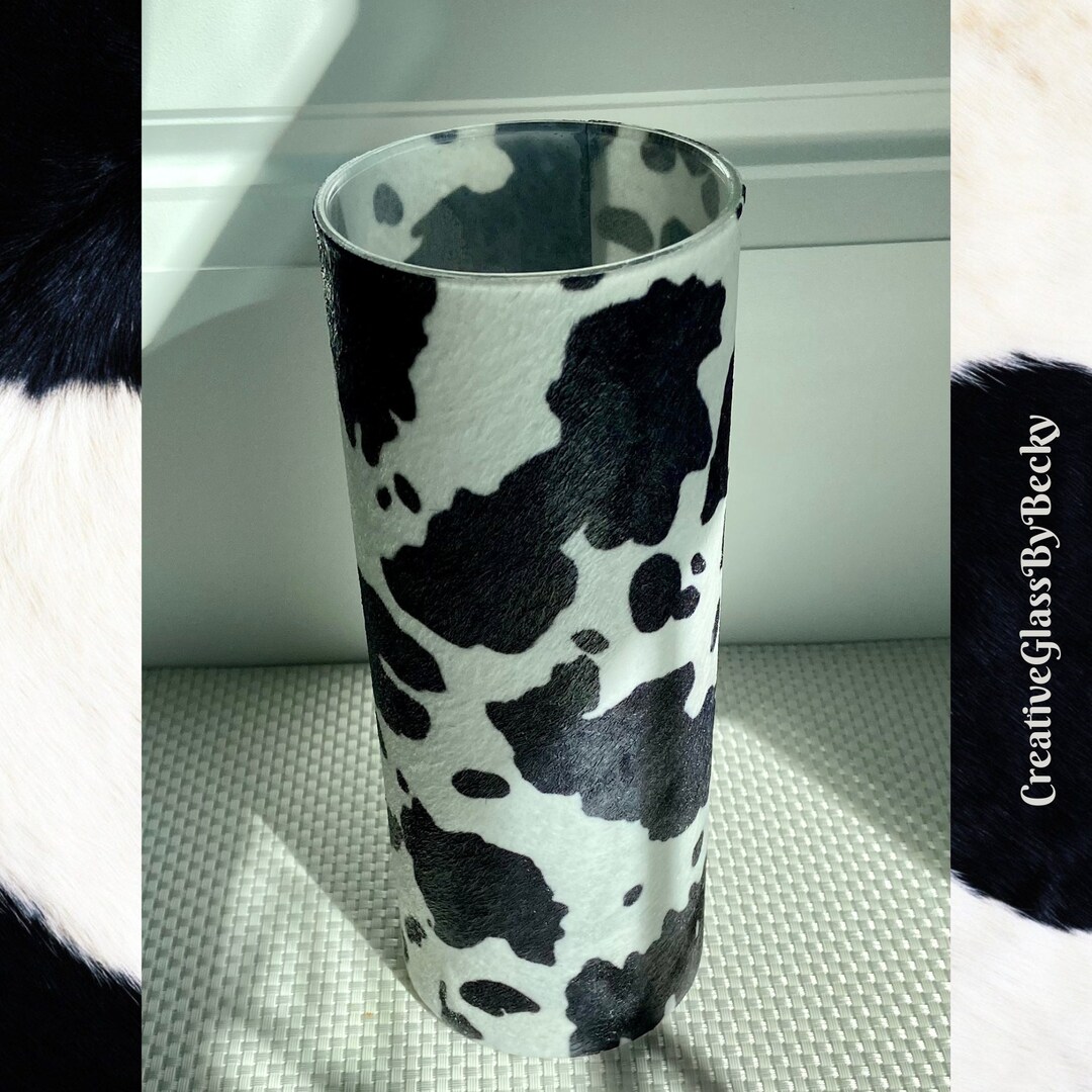 Cow Vase Cow Print Candle Cow Farmhouse Decor Cow Gifts - Etsy