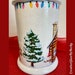 Holiday Cookie Jar, Christmas Canisters, Christmas Village Decor, Merry ...