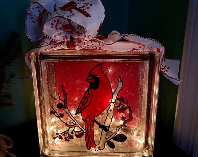 Cardinal Bird Decor, Christmas Cardinal Decor, White Birch, Winter ...