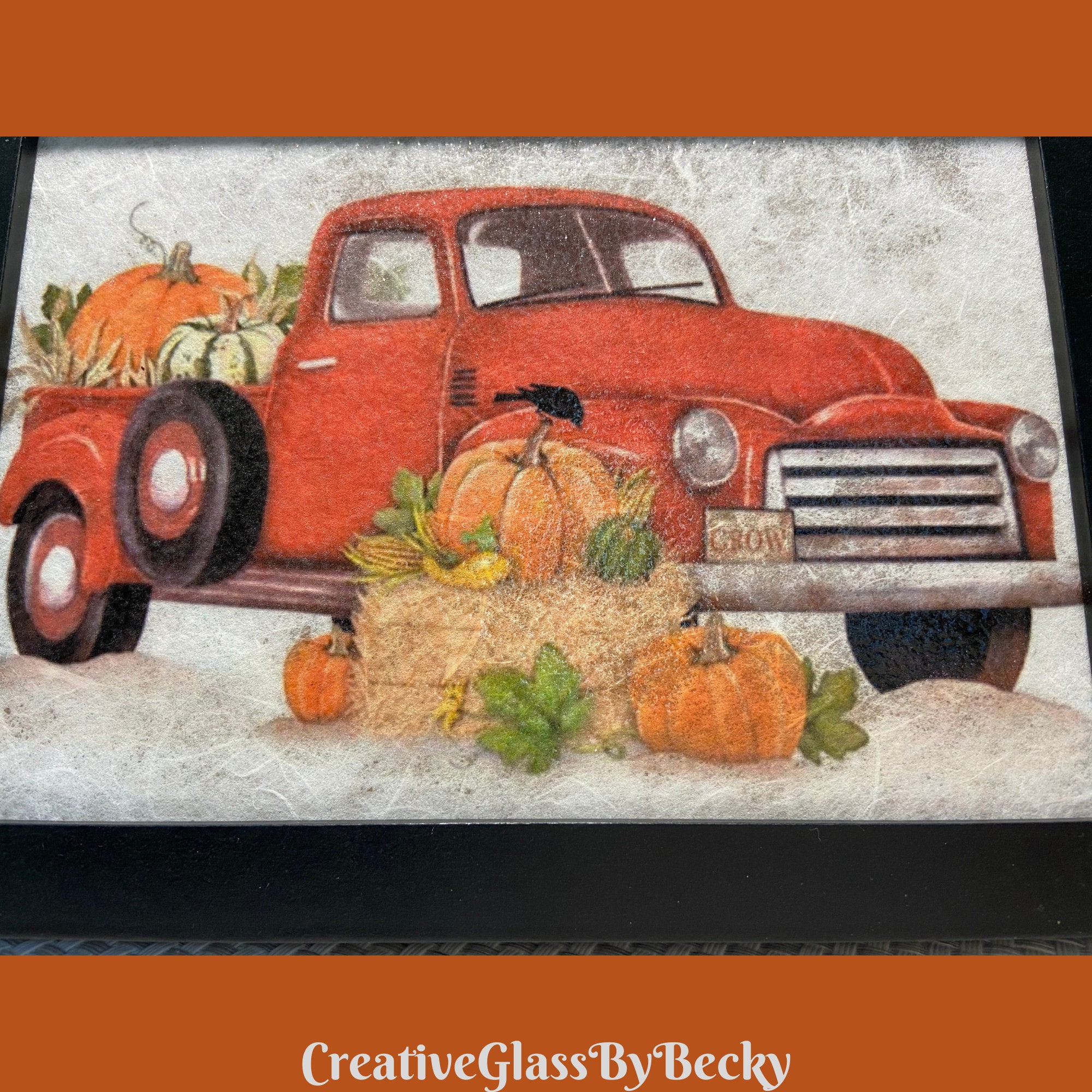 Red Truck Fall Decor Red Truck Pumpkin Red Truck Art Gifts - Etsy.de