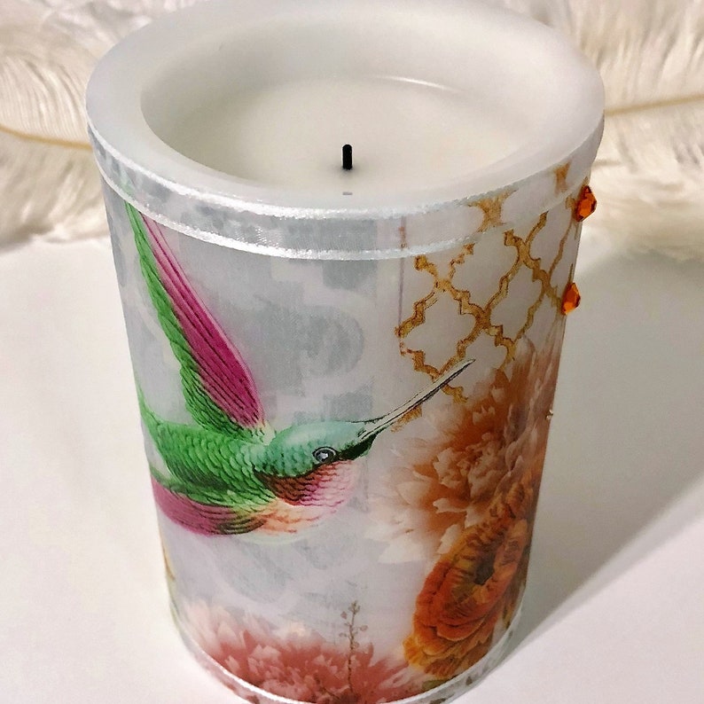Hummingbird Gifts Flameless Candle with Timer Hummingbird | Etsy