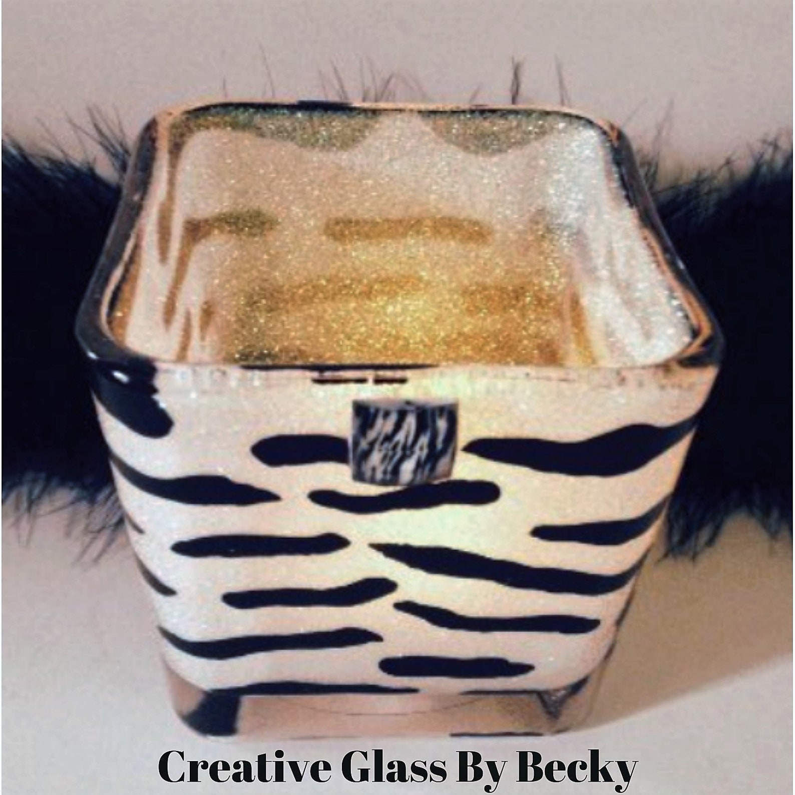 Zebra Room Decor Zebra Print Decor Zebra Candle Zebra | Etsy