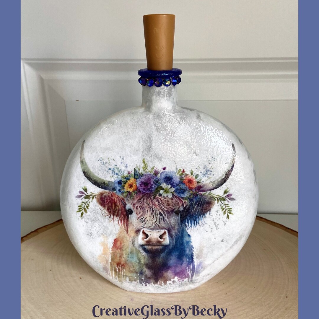 Highland Cow Light Highland Cow Farmhouse Highland Cow - Etsy