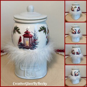 Cardinal Centerpiece, Winter Cardinals, Cardinal Jar, Cardinal Canister ...