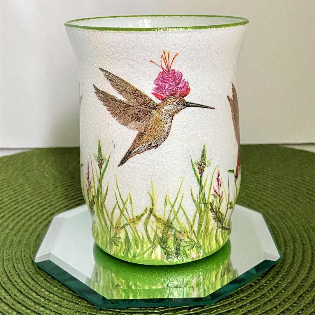 Hummingbird Decor, Whimsical Hummingbird, Hummingbird Vase, Hummingbird ...
