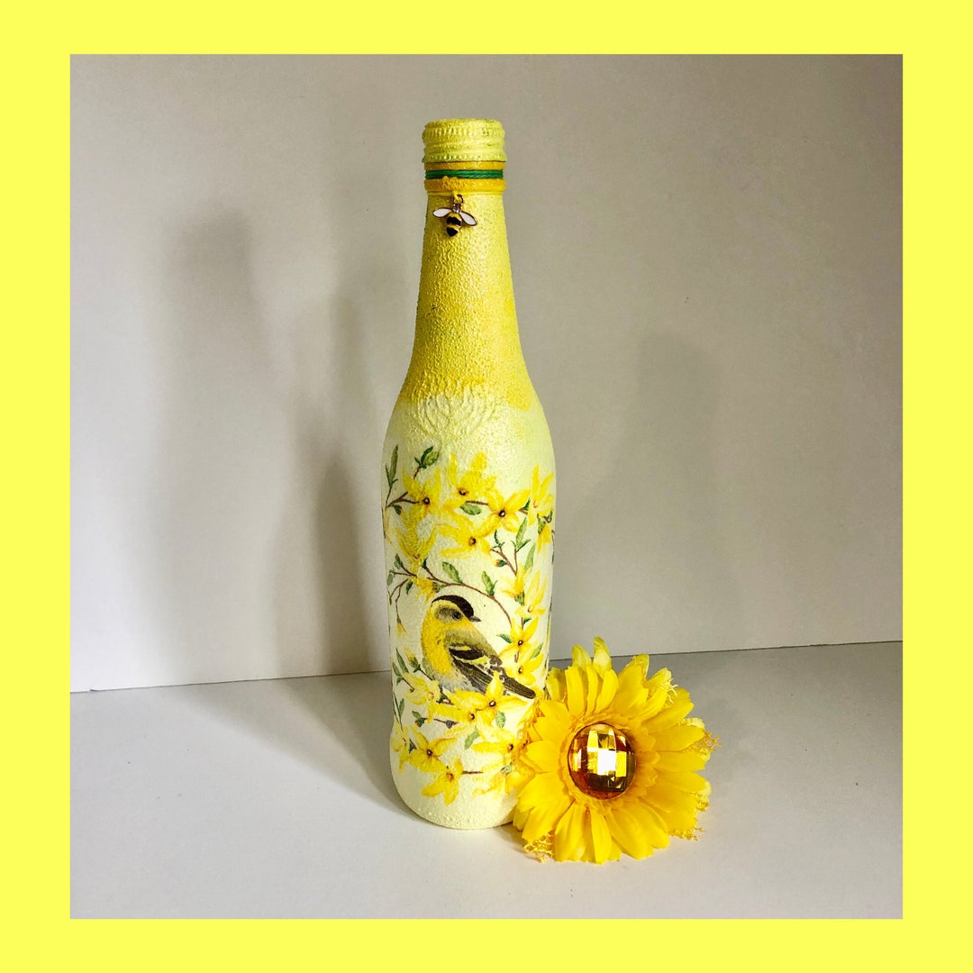 Finch Decor, Yellow Finch Bird, Finch Gifts, Bird Lover Gifts, Yellow ...