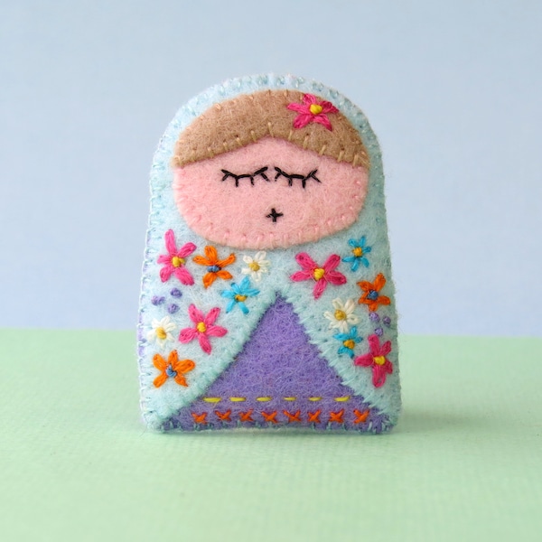 Felt Russian Doll - Etsy