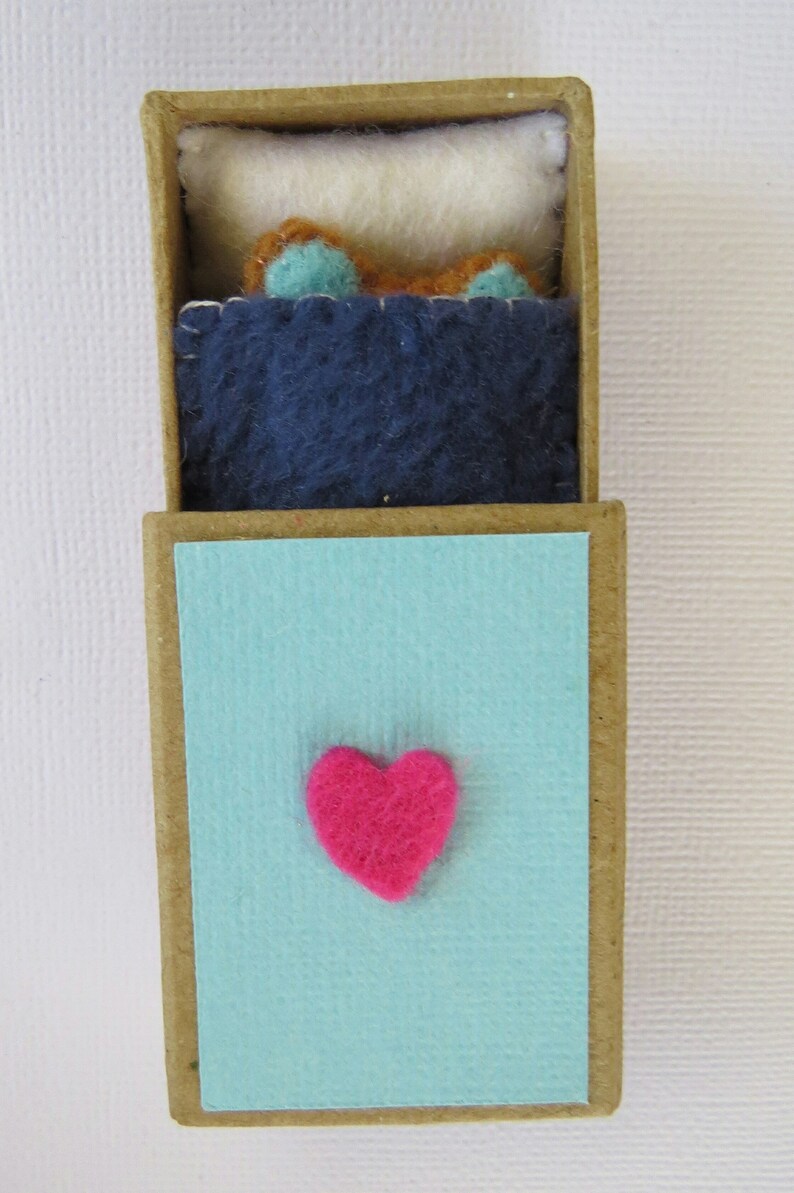DIGITAL SEWING PATTERN: Matchbox Animal Bed Felt mouse | Etsy