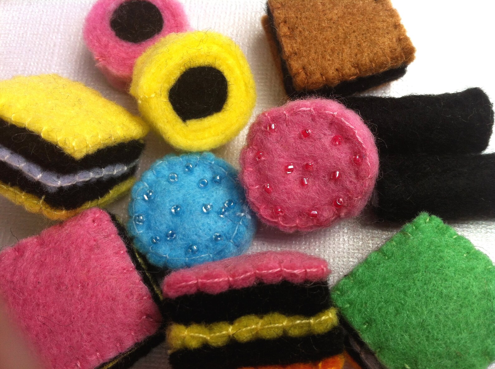 DIGITAL FELT Sewing PATTERN Liquorice Allsorts Felt Play - Etsy