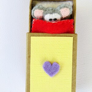 DIGITAL SEWING PATTERN: Matchbox Animal Bed - Felt Mouse, Rabbit and ...