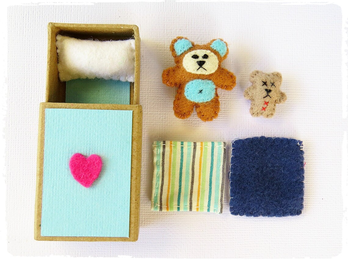 DIGITAL SEWING PATTERN: Matchbox Animal Bed Felt Mouse | Etsy