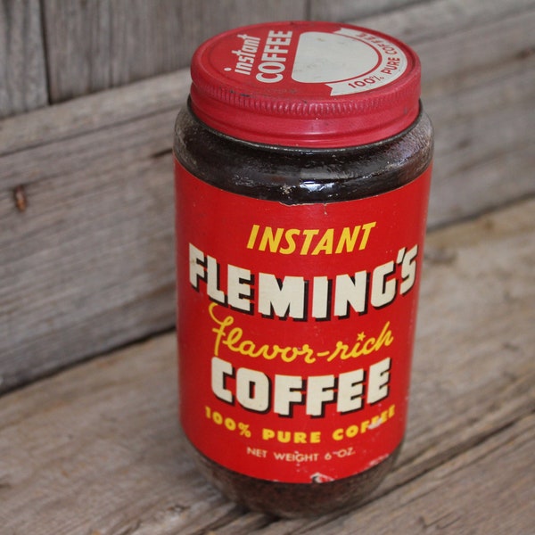 Vintage Coffee Jar - Etsy