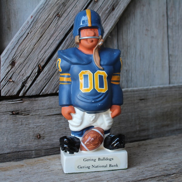 Ceramic Football Player - Etsy