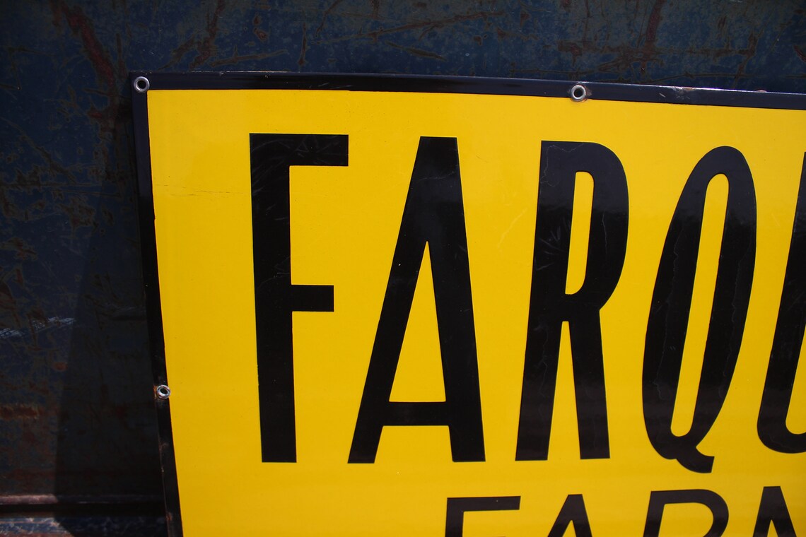 Farquhar Iron Age Farm Machinery Large Porcelain Metal | Etsy