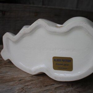 Rare Block California Pottery Cubist Modern Art Siamese Cat Mid Century ...