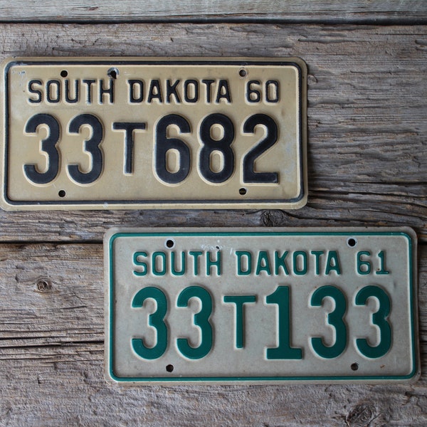 1961 License Plates - Etsy