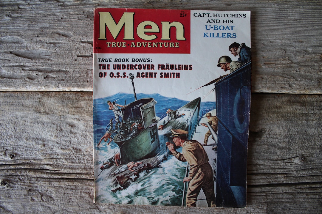 Pulp Magazine Men True Adventure Stories, February 1958 Vol. 7 No. 2 ...
