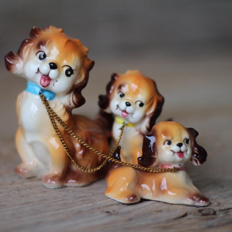 Kitsch Dog Figurine - Etsy