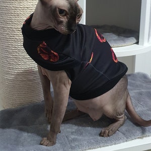 Sphynx Clothes Cat Sweater Cat Sewing Pattern Sphynx Kitten Clothes ...