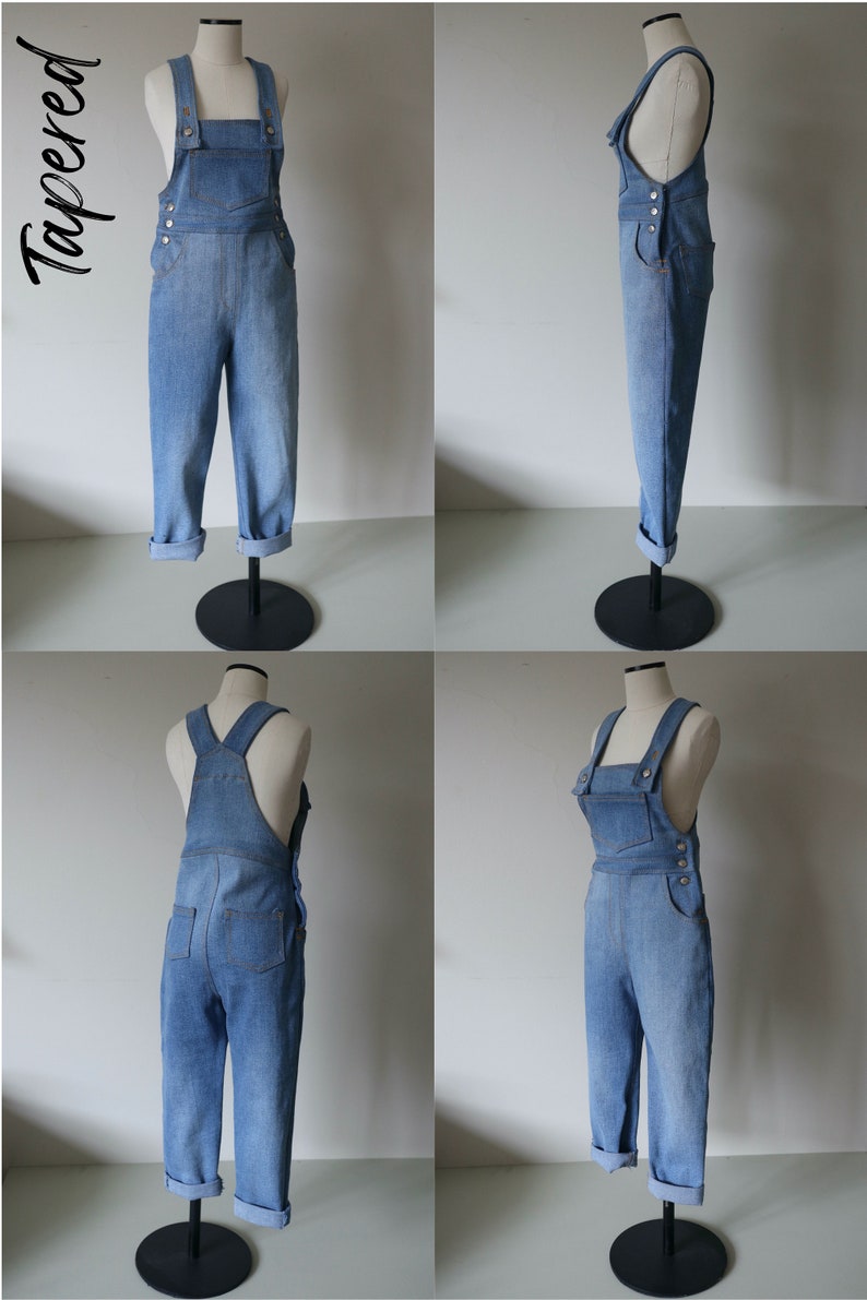 Jewel Dungarees PDF Sewing Pattern - 6 Style Options - Etsy