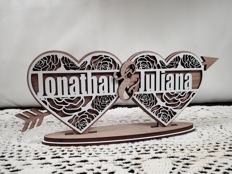 Valentines Day Split Monogram 3mm & 6mm Digital File - Etsy