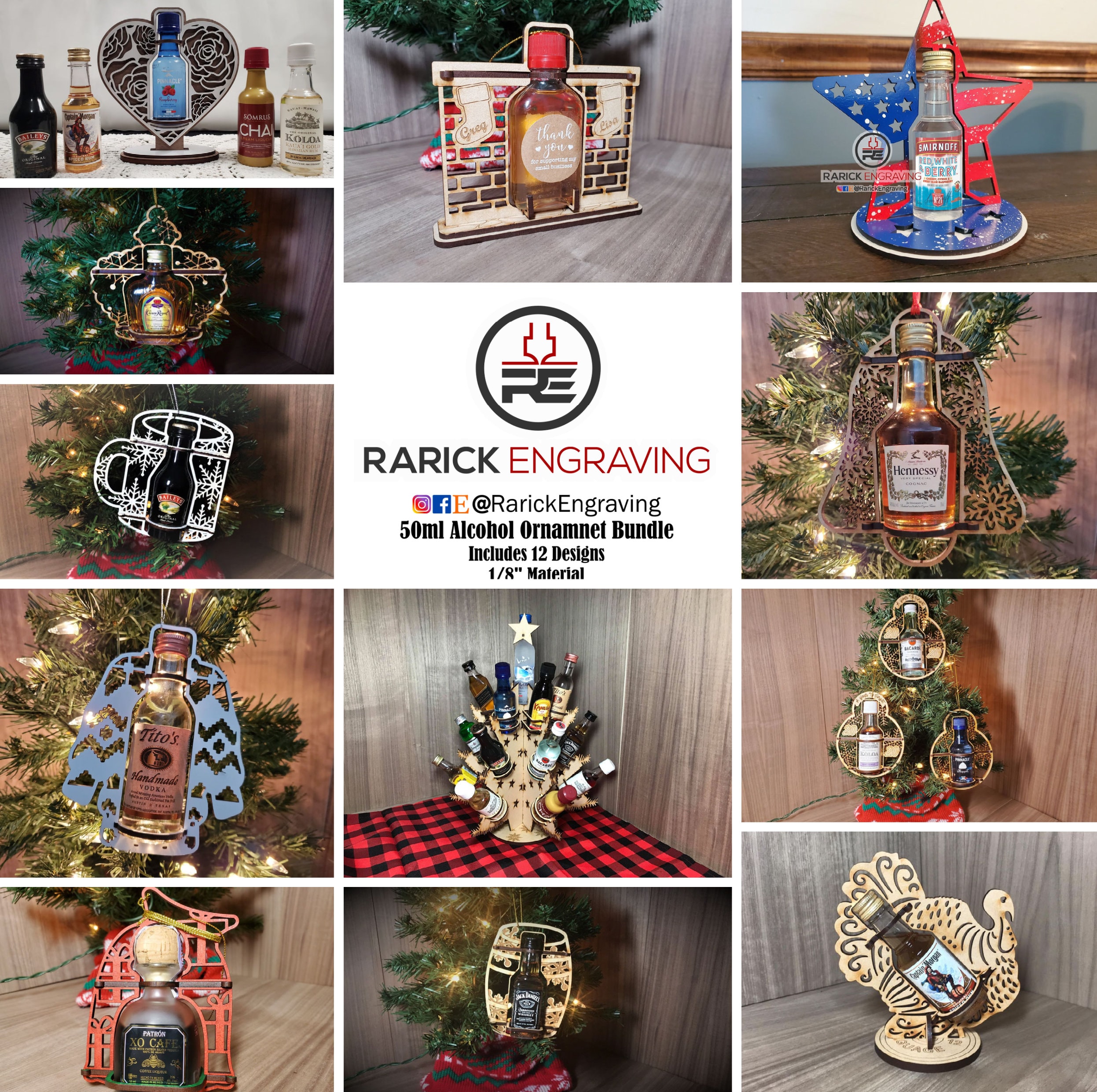 Alcohol Mini Shooter File Bundle 12 Files | Etsy