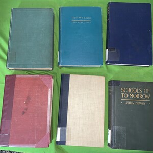 Antique EDUCATION Book Collection Library Lot of 25 1855 to 1957 ...