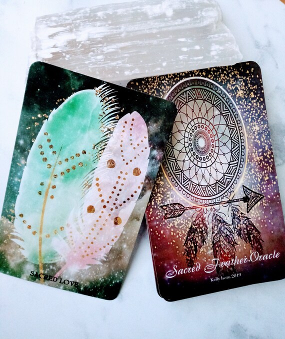 Oracle de plumes sacrées. Tribal Sacré Conscience. un | Etsy