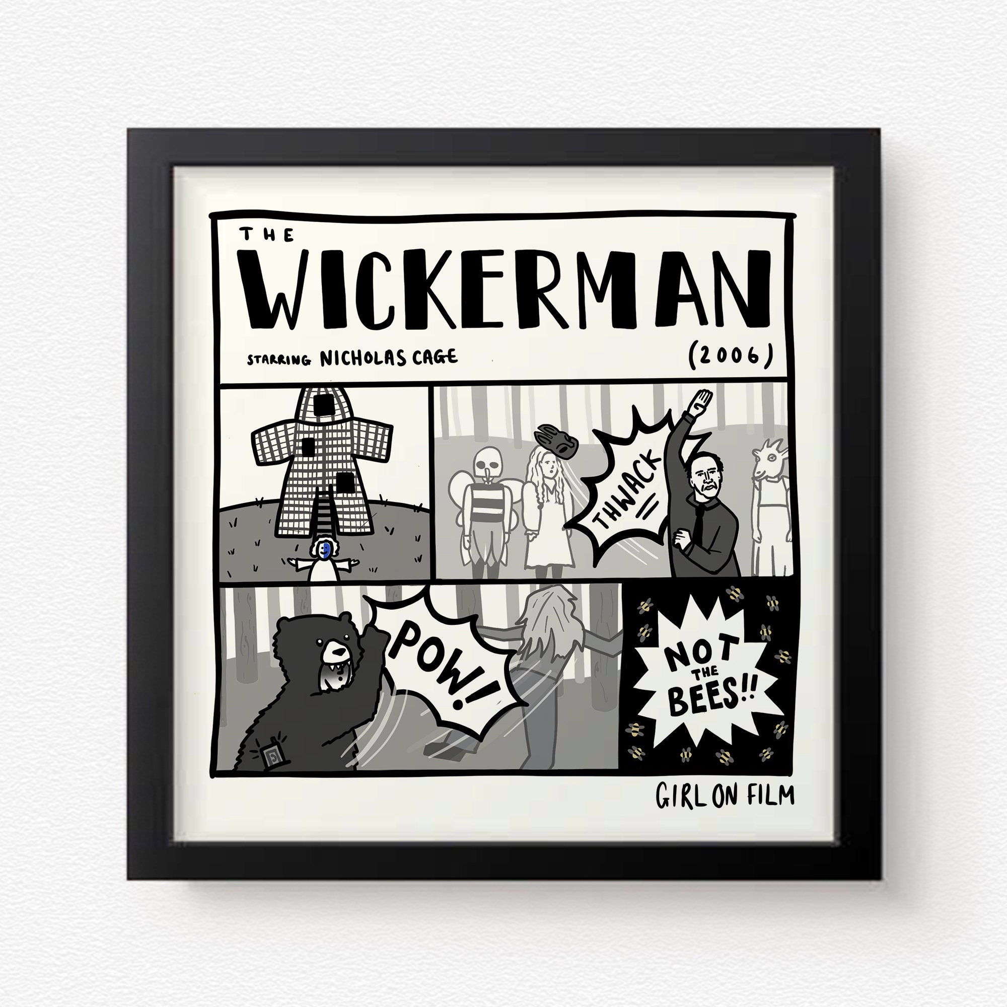 Wood & Linocut Prints two piece lino print of the classic 1973 folk ...