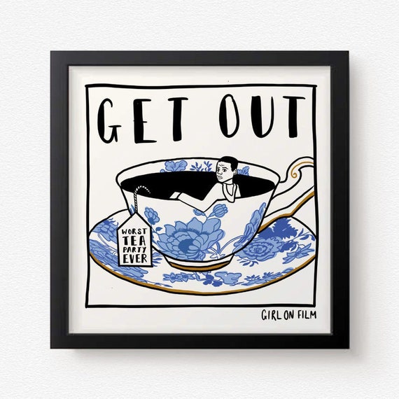 Get Out 8x8 Art Print | Etsy