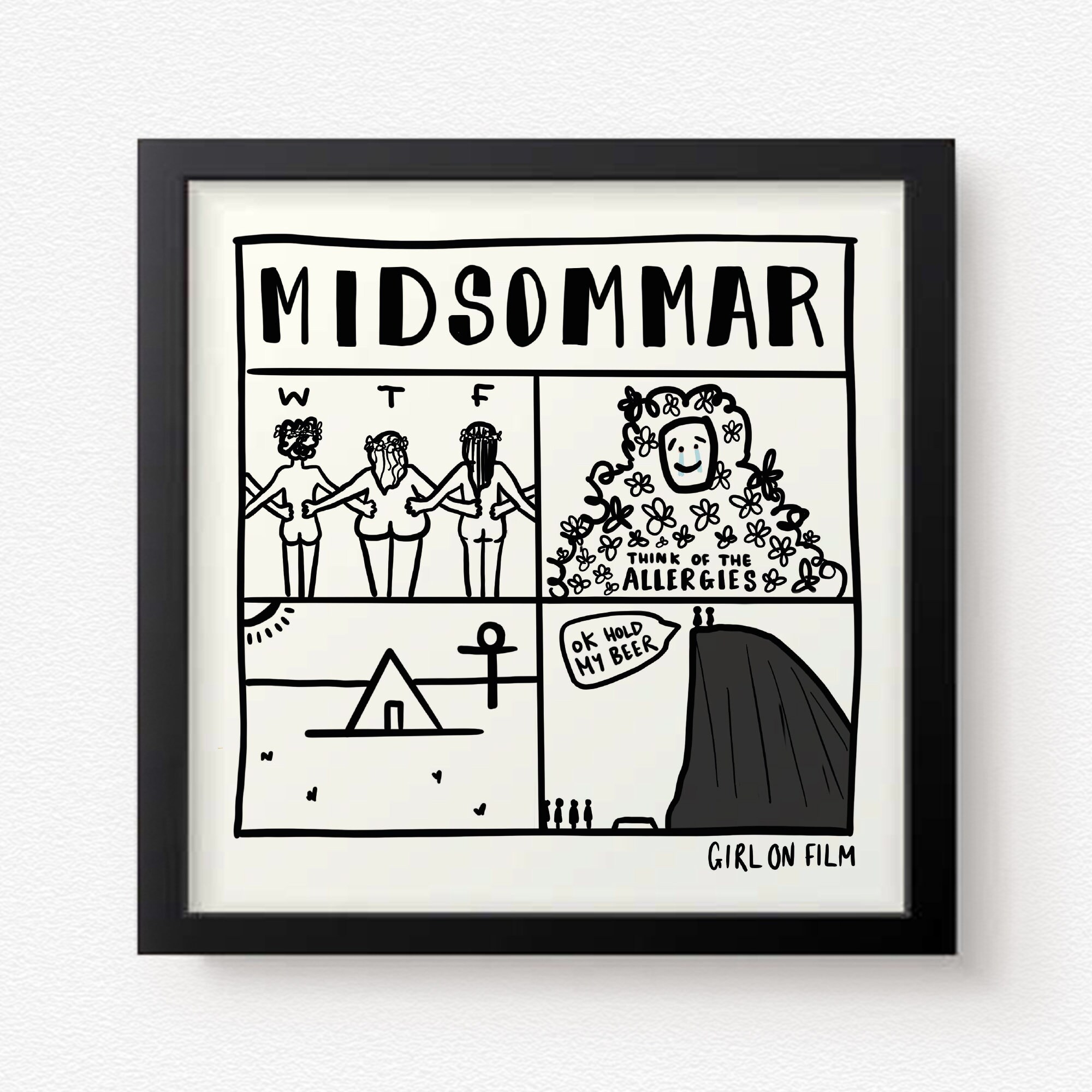 Midsommar 8x8 Art Print | Etsy