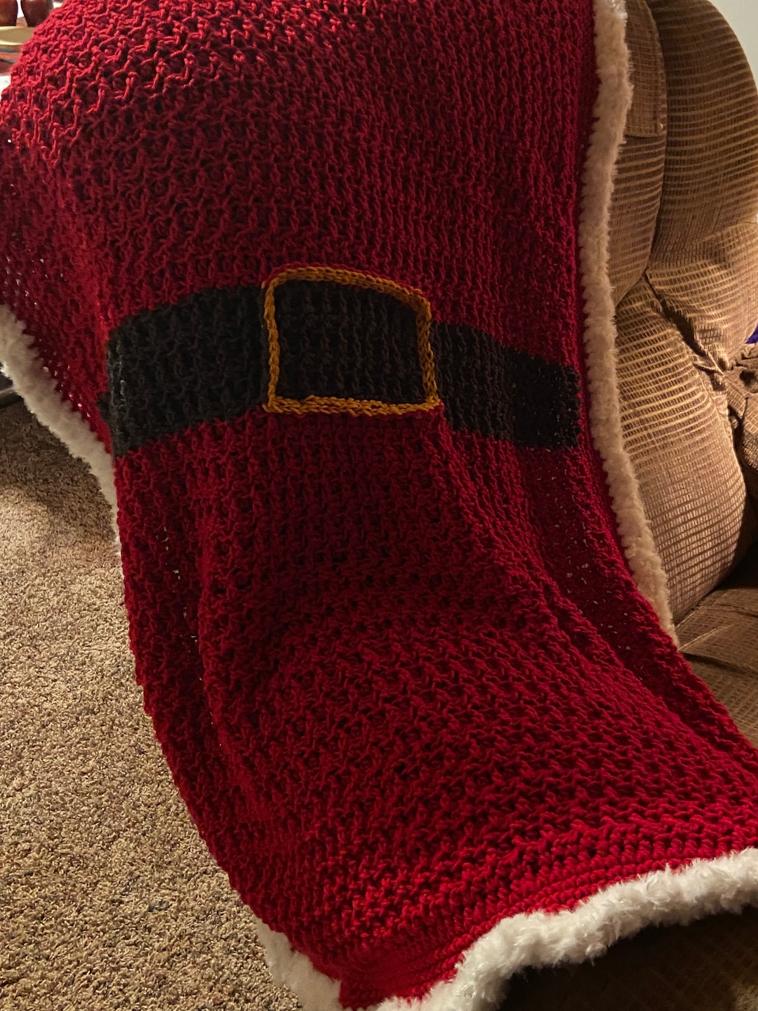 Santa Blanket - Etsy