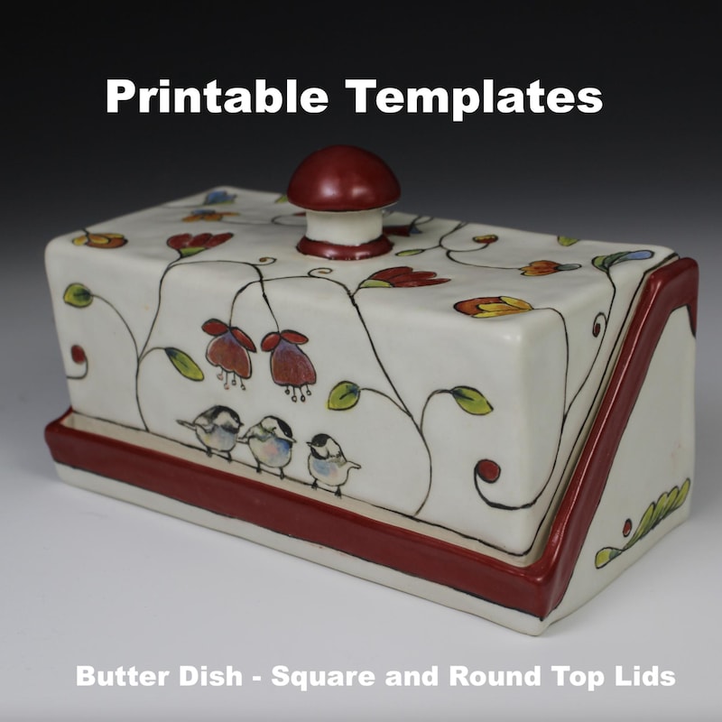 Pottery Dish Template - Etsy UK