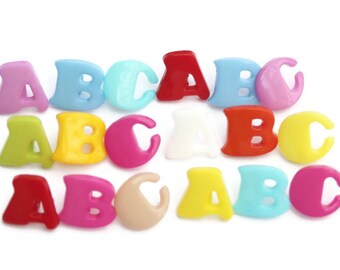 Alphabet buttons | Etsy