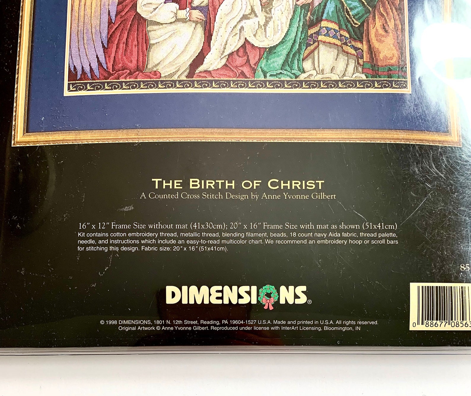 The Birth of Christ 8563 Cross Stitch Kit the Gold Collection ...