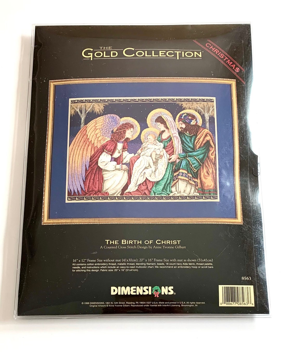The Birth of Christ 8563 Cross Stitch Kit the Gold Collection ...