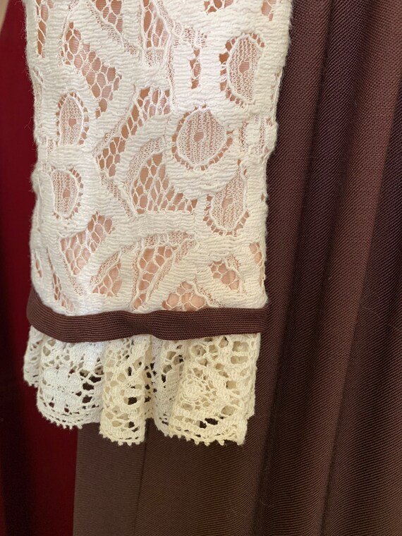 Vintage Lorrie Deb 1970's Rare Victorian Cream Lace D… - Gem