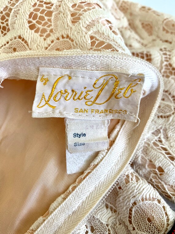 Vintage Lorrie Deb 1970's Rare Victorian Cream Lace D… - Gem