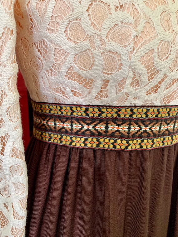 Vintage Lorrie Deb 1970's Rare Victorian Cream Lace D… - Gem