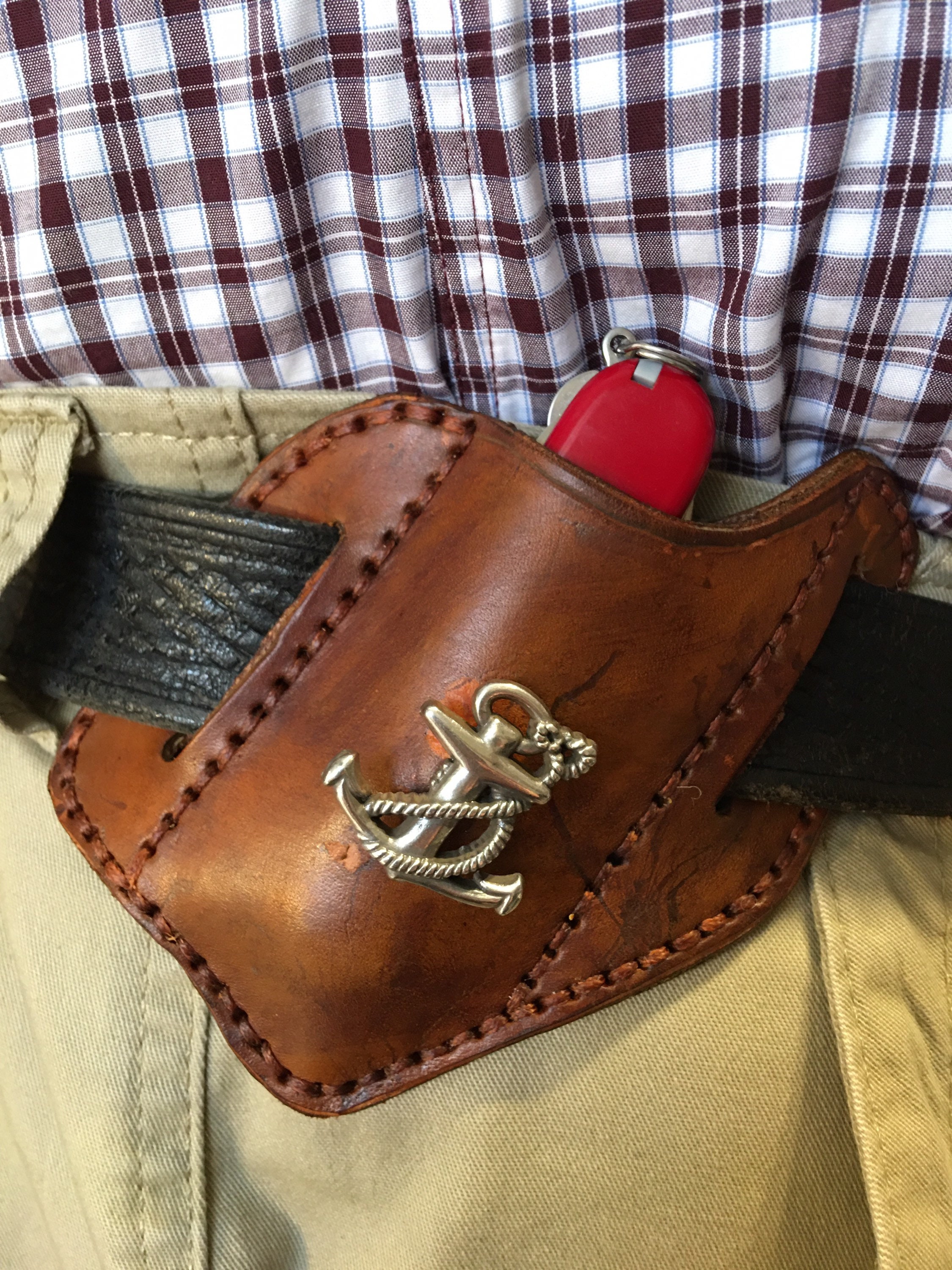 Leather Pocket Knife Sheath for Large Pocket Knife - Etsy