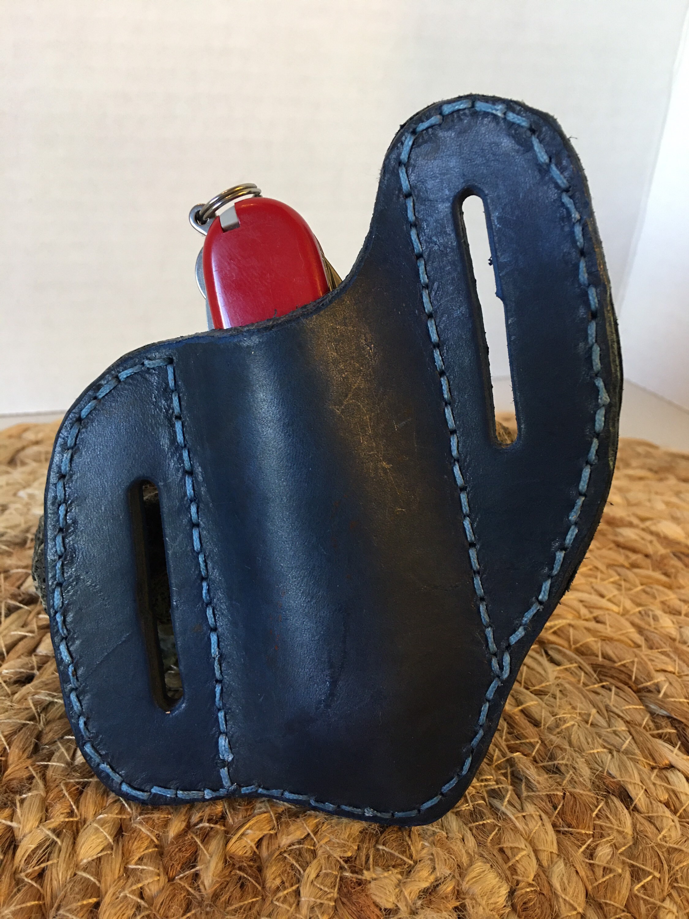 Leather Pocket Knife Sheath for Large Pocket Knife - Etsy