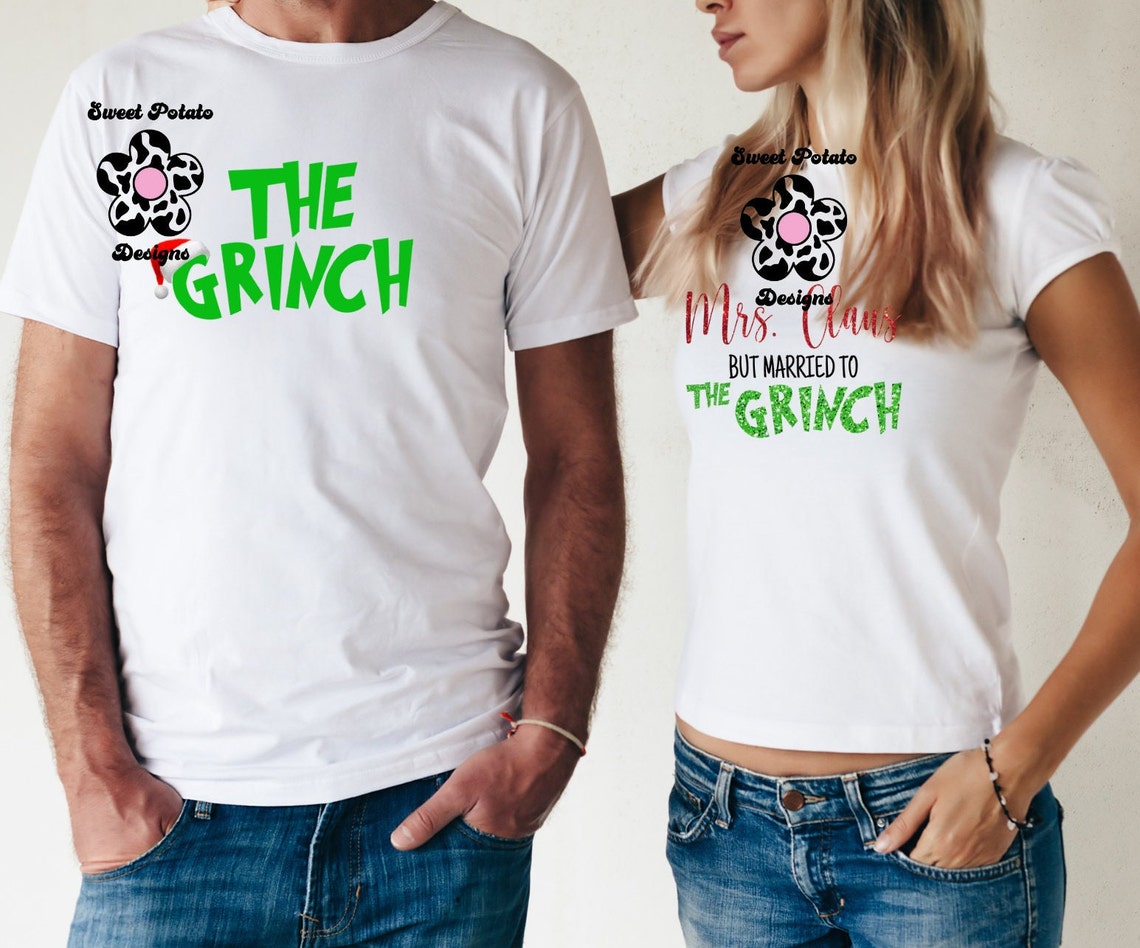 Mrs. Claus Married to the Grinch, the Grinch Bundle Png - Etsy