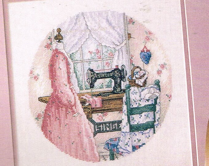 Old Fashion Sewing Room Cross Stitch Pattern - Paula Vaughn - Etsy