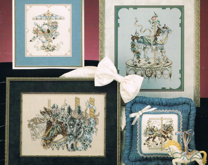 Wooden Carousel Horse Cross Stitch Patterns Carousel Magic Stoney Creek ...