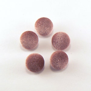 5/8" Dusty Rose Velvet Fabric Covered Shank Buttons - Etsy